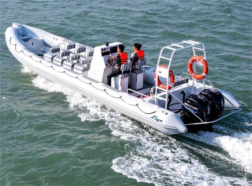 Liya 9-10meter aluminum rib boat patrol boat
